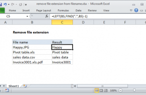 Remove characters from right - Excel formula | Exceljet